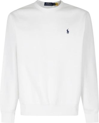 Polo Ralph Lauren Fleece-Rundhals-Sweatshirt - - Sweatshirts & Hoodies - Herren - Wei&szlig; - S