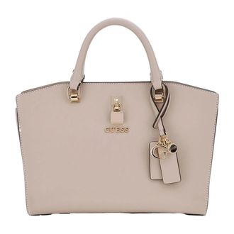 Guess Beige Handtasche mit abnehmbarem Schultergurt - - Bags - Damen - Beige - ONE SIZE