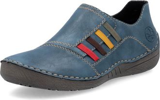 Rieker Damen 52560, Frauen Halbschuhe,straßenschuhe,Strassenschuhe,Sportschuhe,Freizeitschuhe,Turnschuhe,Laufschuhe,blau (14),36 EU / 3.5 UK