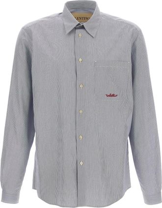 Valentino Garavani Herren, Shirts, Blau, XLGröße