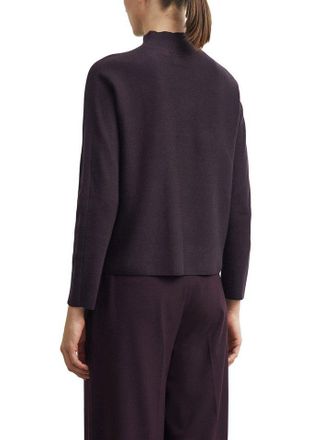 Comma Strickpullover mit Stehkragen / Viskose