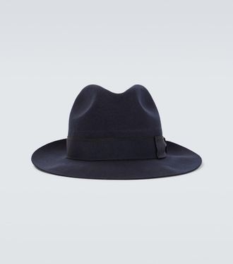 Borsalino Fedora-Hut aus Wolle