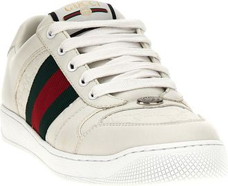 Gucci Screener Sneakers - White