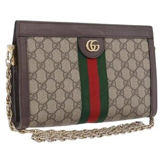 Gucci Sac bandouli&egrave;re vintage Pre-owned - Femme - Pre-owned - Brun - Taille: ONE Size