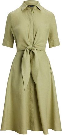 Lauren Ralph Lauren Damen Hemdblusenkleid aus Leinen