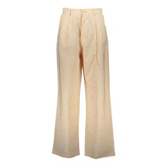 Desigual Femme, Pantalons, Rose, Taille: 38 FR Pantalon Large Femme Rose