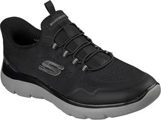 Skechers Baskets &agrave; enfiler Summits 233045 BKCC pour homme - Noir charbon, Noir charbon, 50.5 EU