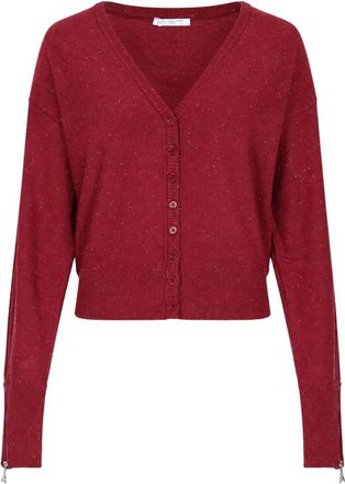 Patrizia Pepe Cardigan - Femme - Pulls - Rouge - Taille: 36 FR