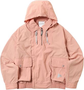 And Wander Homme, Vestes, Rose, Taille: S Winter Vestes