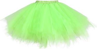 Generic Jupe Plissee Femme- Tutu Adulte De Bal De No&euml;L pour Costume De F&ecirc;Te Tutu De Ballet Casual Basiques Classique