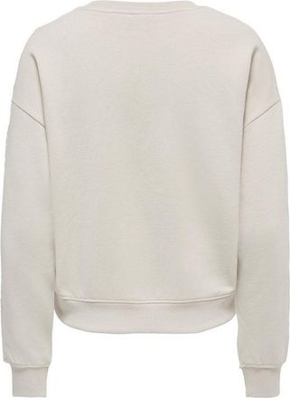 Only Sweatshirt ONLSTILLA L/S O-NECK LACE DETAIL CS SWT Baumwollmischung, regular fit