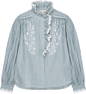 Louise Misha Blouse Cora Ray&eacute;e Coton Bio - Collection Femme Louise Misha