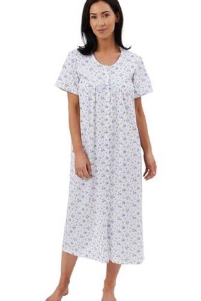 Marlon Anna Chemise De Nuit, Bleu (Blue 001), 42 (Taille Fabricant: 12/14) Femme