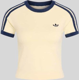 adidas Originals Slim Fit T-Shirt aus Viskose-Mix