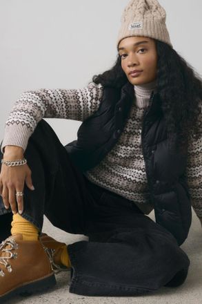 Levi's Veste Sans Manche Western Bubble - Femme - Noir / Anthracite Night - XS