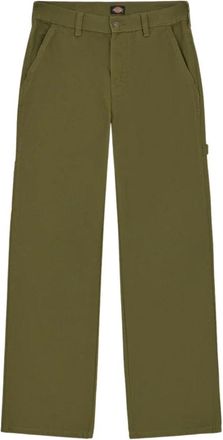 Dickies Homme, Pantalons, Vert, Taille: W34 Canvas Carpenter Lightweight Pantalons