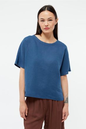 Givn Damen vegan Bluse Pina Blazing Blue