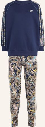 adidas Originals Adidas Originals Adidas X Liberty London Oversized Crew Und Leggings Set blau