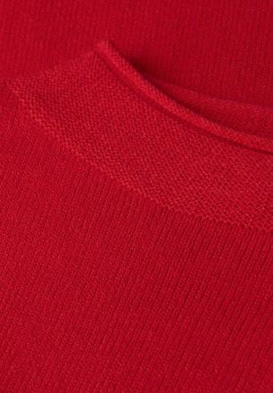 Street One Strickpullover - Pullover Street One Basic Uni - rolled edge collar sweater