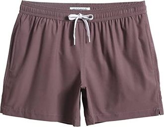 Maamgic Maillot de Bain pour Homme Court de Sport Plage Loisir Cordon de Serrage Ajustable Trunks Boxer Shorts Pantalon, Rouge Ocre,M