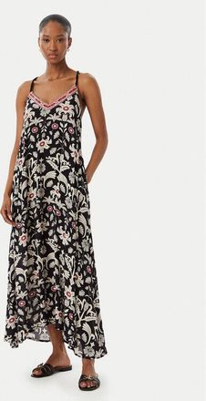 Lola Casademunt Sommerkleid LS2616027 Schwarz Regular Fit