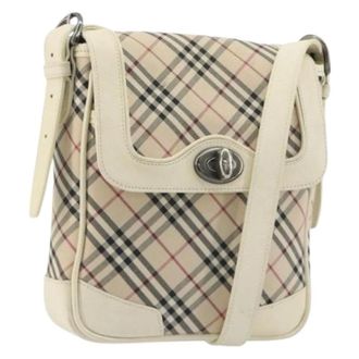 Burberry Sac bandouli&egrave;re vintage Pre-owned en toile - Femme - Pre-owned - Beige - Taille: ONE Size