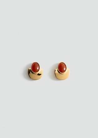 Mango Boucles doreilles r&eacute;sine bicolores or - Femme - Taille unique - MANGO