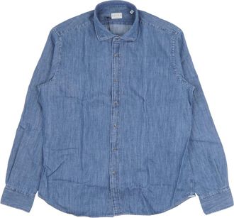 Xacus Homme, Chemises, Bleu, Taille: 3XL Chemise en jean
