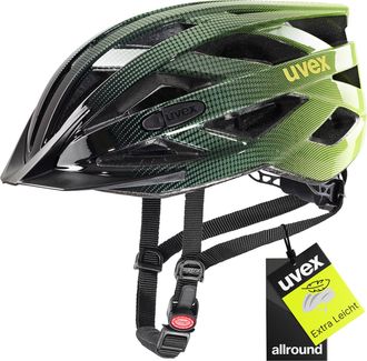 Uvex i-vo - Leichter Allround-Helm für Damen und Herren - individuelle Größenanpassung - Rhino - neon Yellow - 52-57 cm