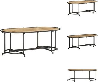 vidaXL Couchtisch 110x55x40 cm Raues Mangoholz - Couchtisch - Couchtische - Beistelltisch - Sofatisch