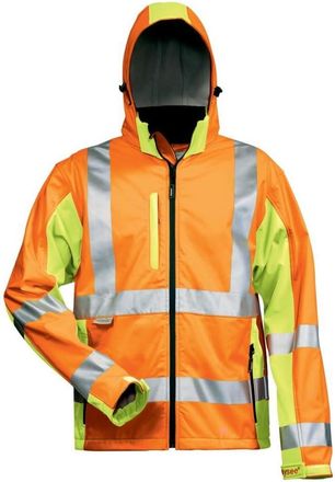 Elysee Warnschutz Softshelljacke HOSS, EN 20471 Klasse 3, f&uuml;r Beruf und Freizeit (XL)