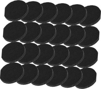 DOITOOL 50 Stück Schwarze Filz Pads mit Anti rutsch Funktion Möbelgleiter für Stuhl Sofabeine rutschfeste Bodenschoner Laminat Fliesenböden Kratzschutz Möbela