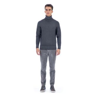 Drumohr Maglia dolcevita supersoft - - Knitwear - Herren - Grau - XL