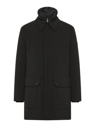 Peuterey Knielanger Mantel - Schwarz