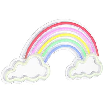 ETC Shop Etc-shop - Applique murale led lampe arc-en-ciel lumi&egrave;re d&eacute;corative lampe chambre enfant, c&acirc;ble usb interrupteur on/off, plastique opale clair, l 40