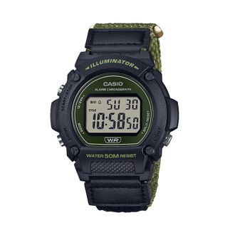 Casio Uhr Casio W-219HB-3AVEF Schwarz