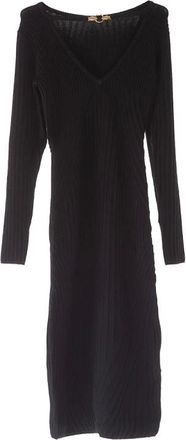 Just Cavalli Femme, Robes, Noir, Taille: 38 FR Abito Manica Lungo Lurex