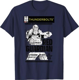 MARVEL Studios Thunderbolts Red Guardian B&W Comic Cover 3 T-Shirt