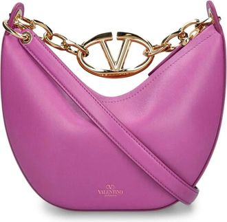 Valentino Garavani Femme, Sacs, Violet, Taille: ONE Size Mini Hobo VLogo Moon