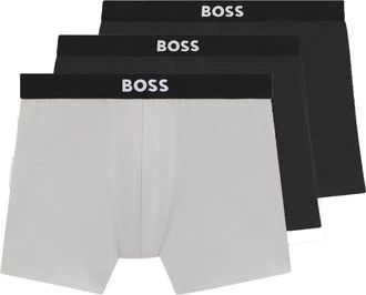 HUGO BOSS 3er Pack Boxer Briefs aus Bio-Baumwolle und Stretch in