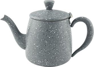 Caf&eacute; Ol&eacute; Premium Granite Th&eacute;i&egrave;re, 1360 ml, pour 7 personnes, acier inoxydable, design classique avec finition granit gris moderne, bec verseur parfait