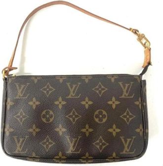 Louis Vuitton Pre-owned M51980 Pochette Pouch - Femme - Pre-owned - Brun - Taille: ONE Size