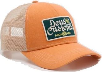 Deus Casquette Trucker Open Head - Jaune radiant, jaune, Taille unique