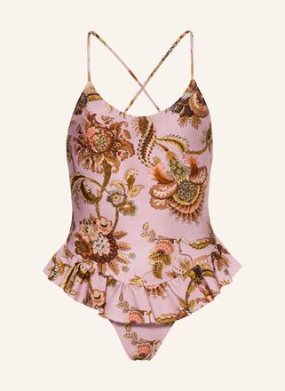 Zimmermann Badeanzug Mit R&uuml;schen rosa