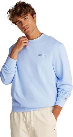 Tommy Jeans Herren TJM Reg Entry Graphic Crew EXT Dm0Dm20849 Pullover-Sweatshirt, Blue (Sweet Blue), XXL
