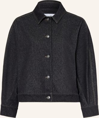 Max Mara Jacke Nettare In Jeansoptik blau