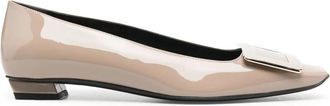 Roger Vivier Ballerinas - Flat Shoes Beige - Gr. 35,5 (EU) - in Beige - f&uuml;r Damen