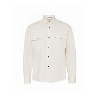 J.W.Anderson Homme, Chemises, Blanc, Taille: XL Chemise en jean oversize