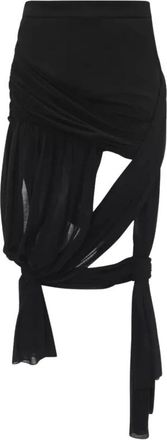 J.W.Anderson Femme, Jupes, Noir, Taille: 36 FR Jupe avec liens