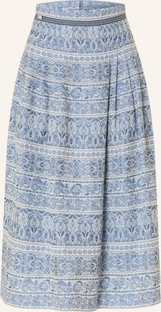 Hammerschmid Hammerschmid Faltenrock Lindau Aus Jacquard blau